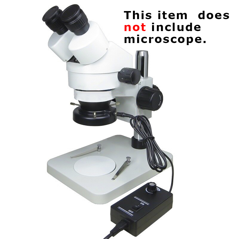 60mm LED Ring Light for Stereo Microscope Brightness Adjustable White ...