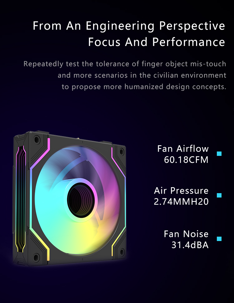 Jungle Leopard Interstellar S30 Magnetic Building Block CPU Fan 12030 ...