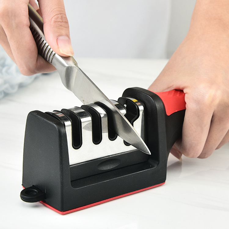 Four-stage multi-function knife sharpening artifact whetstone quick ...