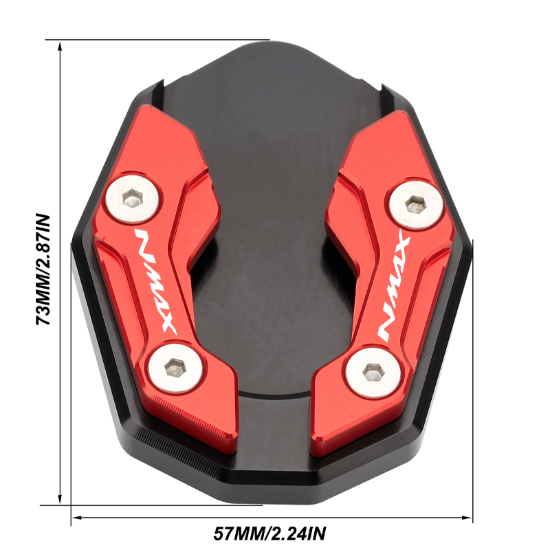 1PCS Side Stand Shoes Flat Foot CNC Modified Extension Kickstand Pad ...