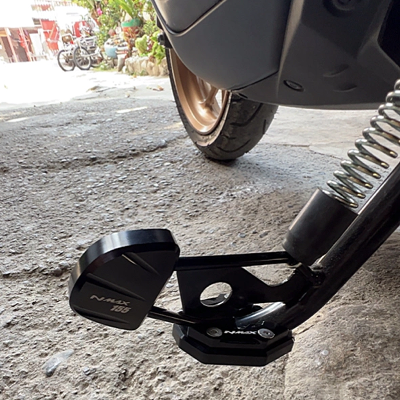 1PCS Side Stand Shoes Flat Foot CNC Modified Extension Kickstand Pad ...