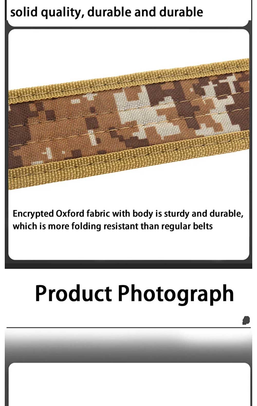 Outdoor Camouflage Tactical Belt Military Oxford Cloth Belt ...