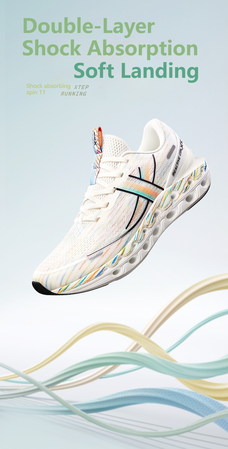 【XTEP】Reactive Coil 11 Boom Technology Rebound Support Amortization ...