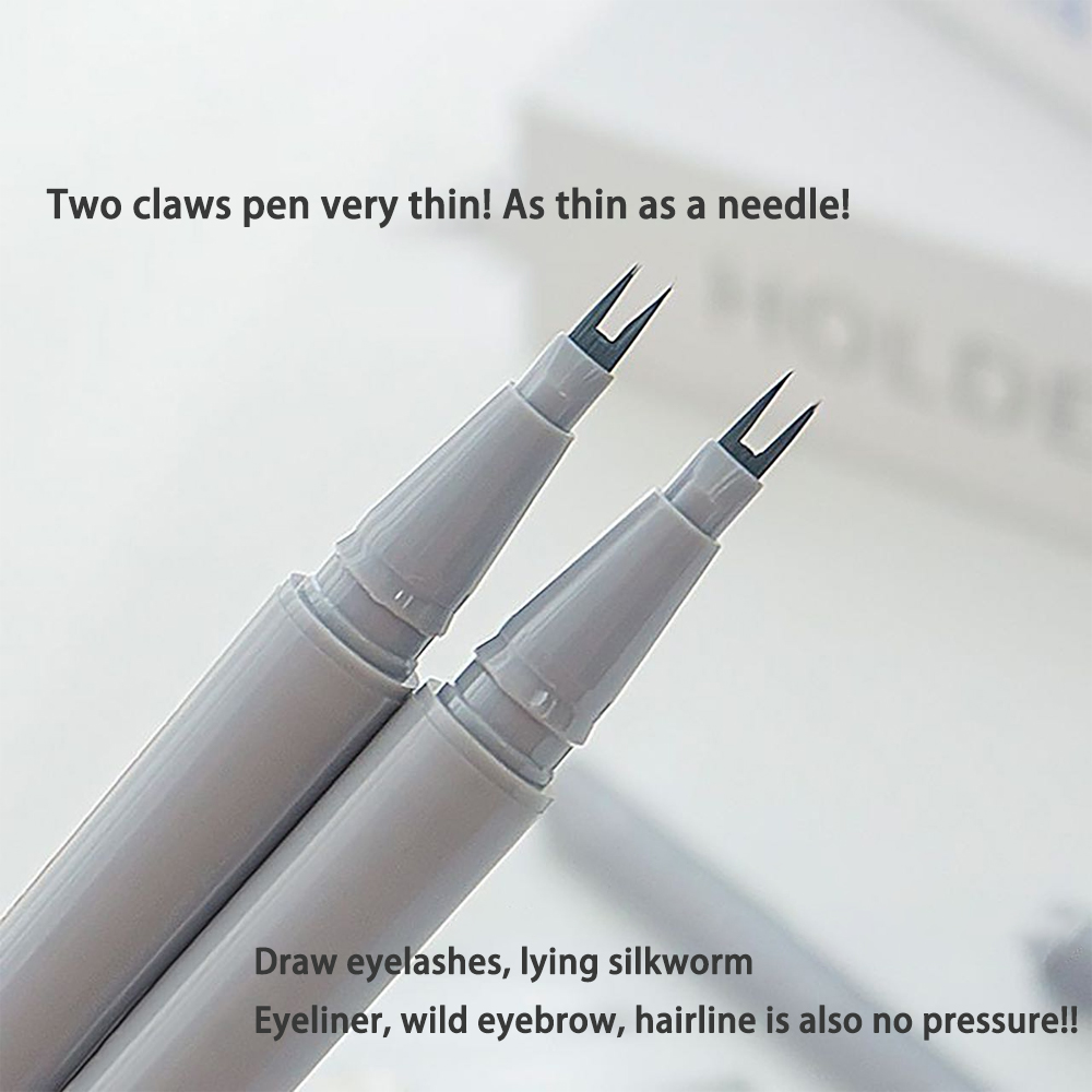 2-Prong Eyeliner Pen - Ultra-Fine, Waterproof & Smudge-Proof For Lower ...