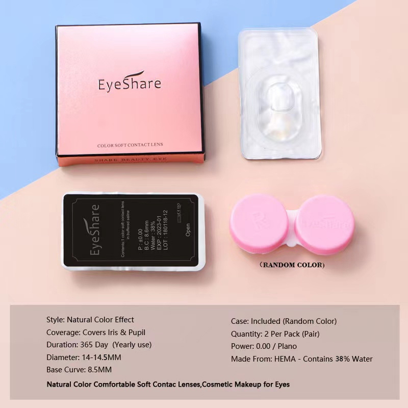 Eyeshare OMG Contact Lenses Colorful Natural Soft Lense No Degree ...