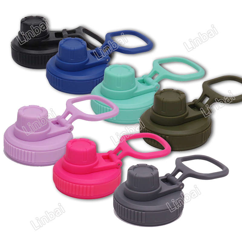 LINBAI Flask Replacement Lid Top Cap for Wide Mouth Water Colorful ...