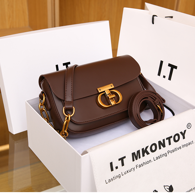 BG4 Shoulder Bags Square Bag Women's Sling Bag Leather Casual Chain ...