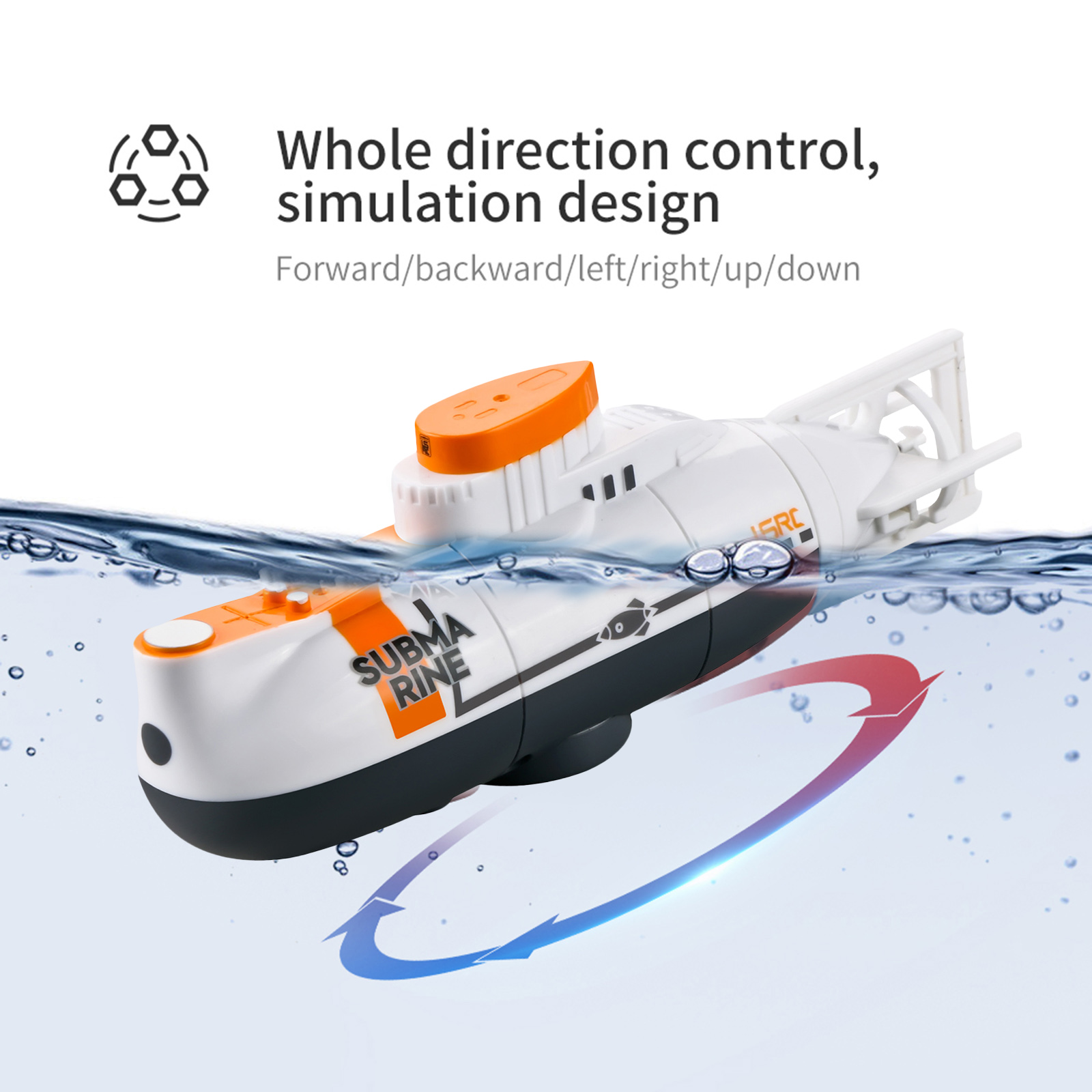 [shinyheaven.ph] RC Submarine Ship Model 6 Channels Remote Control ...