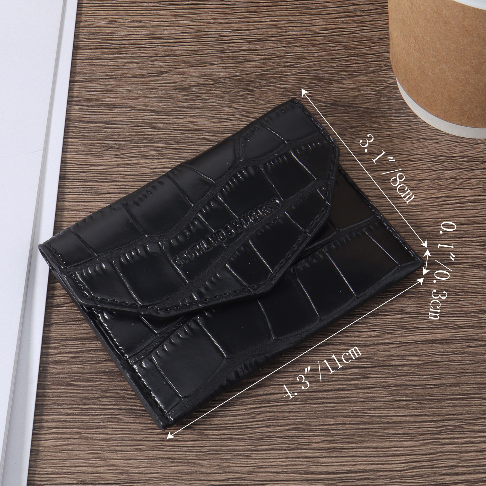 Stylish Simple Short Bifold Wallet, Lightweight Portable Small Credit ...
