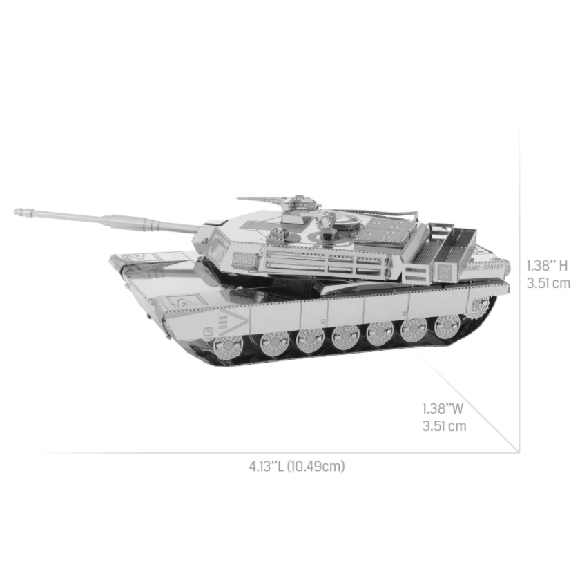 Abrams Tank Jigsaw Puzzle Toy Children's Educational Toy Metal Puzzle ...