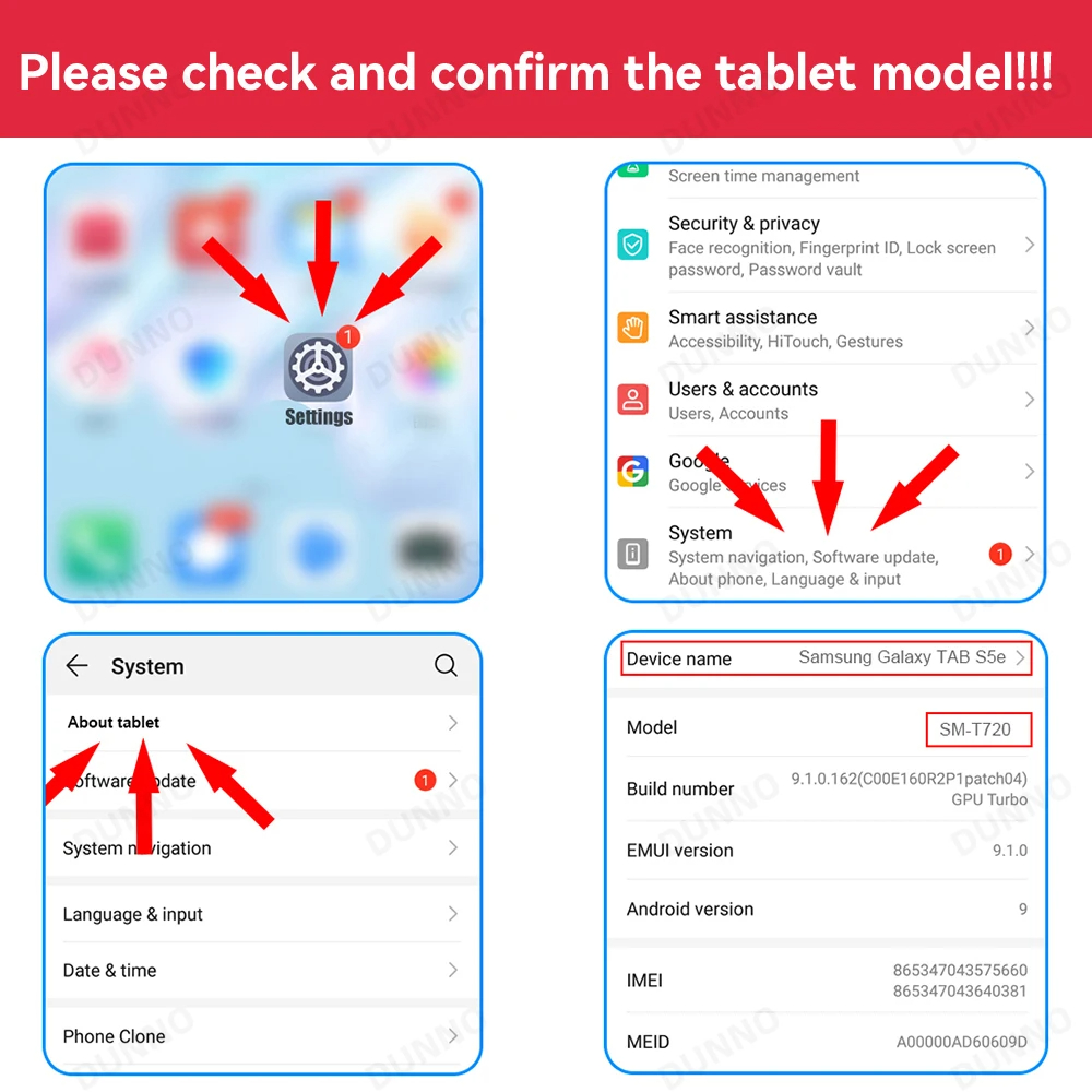 DANYCASE Magnetic Keyboard Case for Samsung Galaxy Tab S9 FE S10 FE S9 S8 S7 11in S10 Plus 12.4 ...