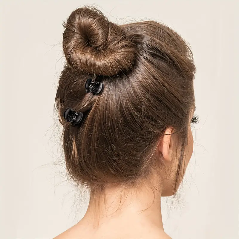 10pcs Strong Grip Black Mini Hair Claw Clips for Design Hairstyles and ...