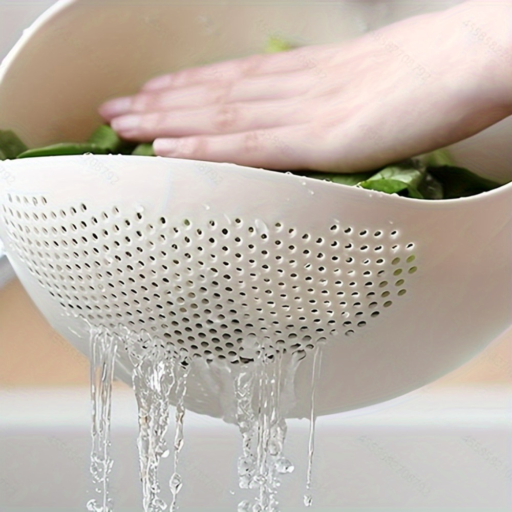 1 Multifunctional Rice Washing Basket Vegetable Fruit Drain Water ...