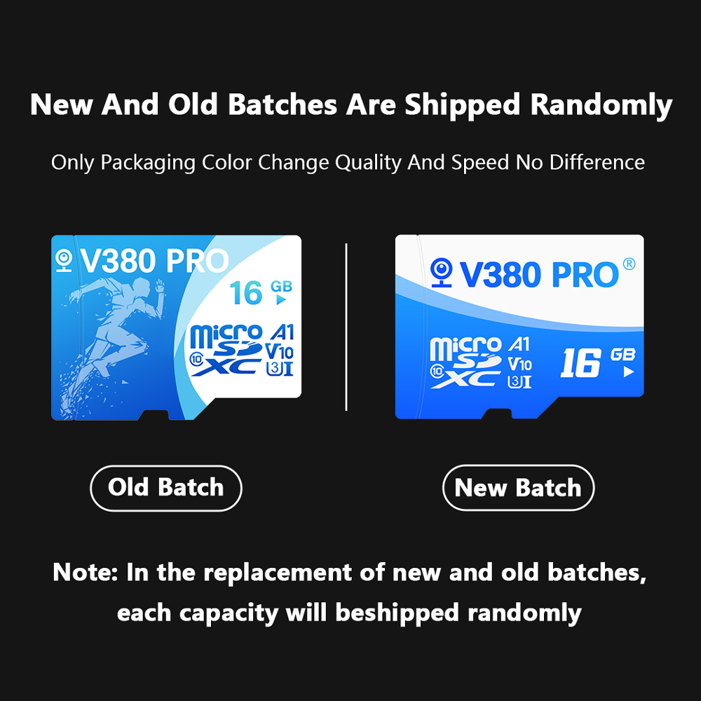V380 PRO Micro SD Card 32GB 64GB 128GB U3 TF Card For CCTV or Camera ...