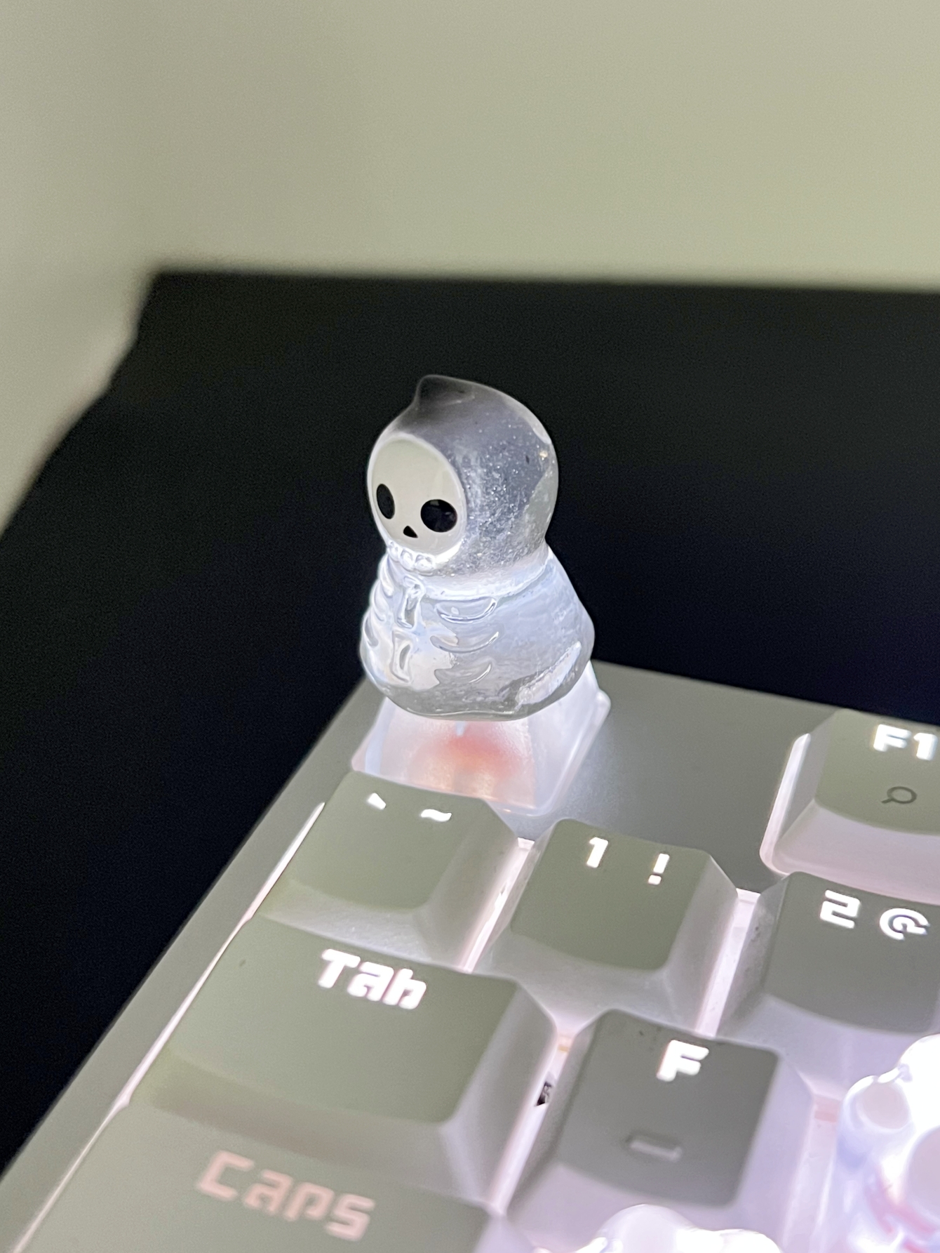 1 Halloween Ghost Demon Keycap Cross Axis Mechanical Keyboard Cartoon ...