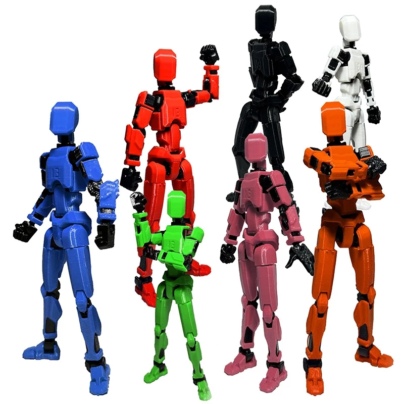 multi jointed movable robot dummy 13 action figure Toy Educational ...