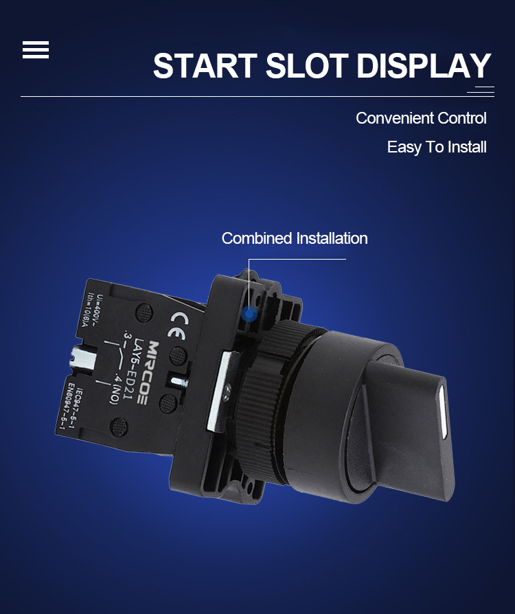 Select Pushbutton Switch SELF-RESET&SELF-LOCKING LAY5(XB2) ED SERIES ...