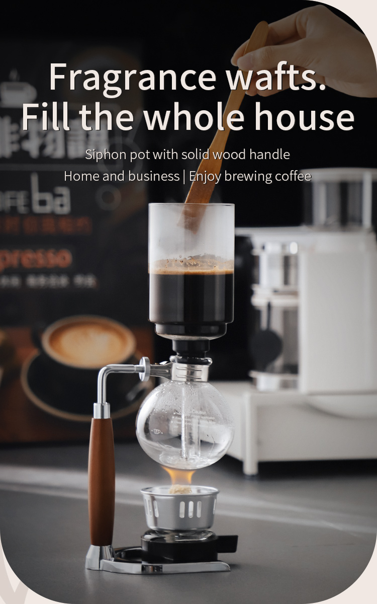 BINCOO Siphon Pot Coffee Pot Household Siphon Distillation Manual ...