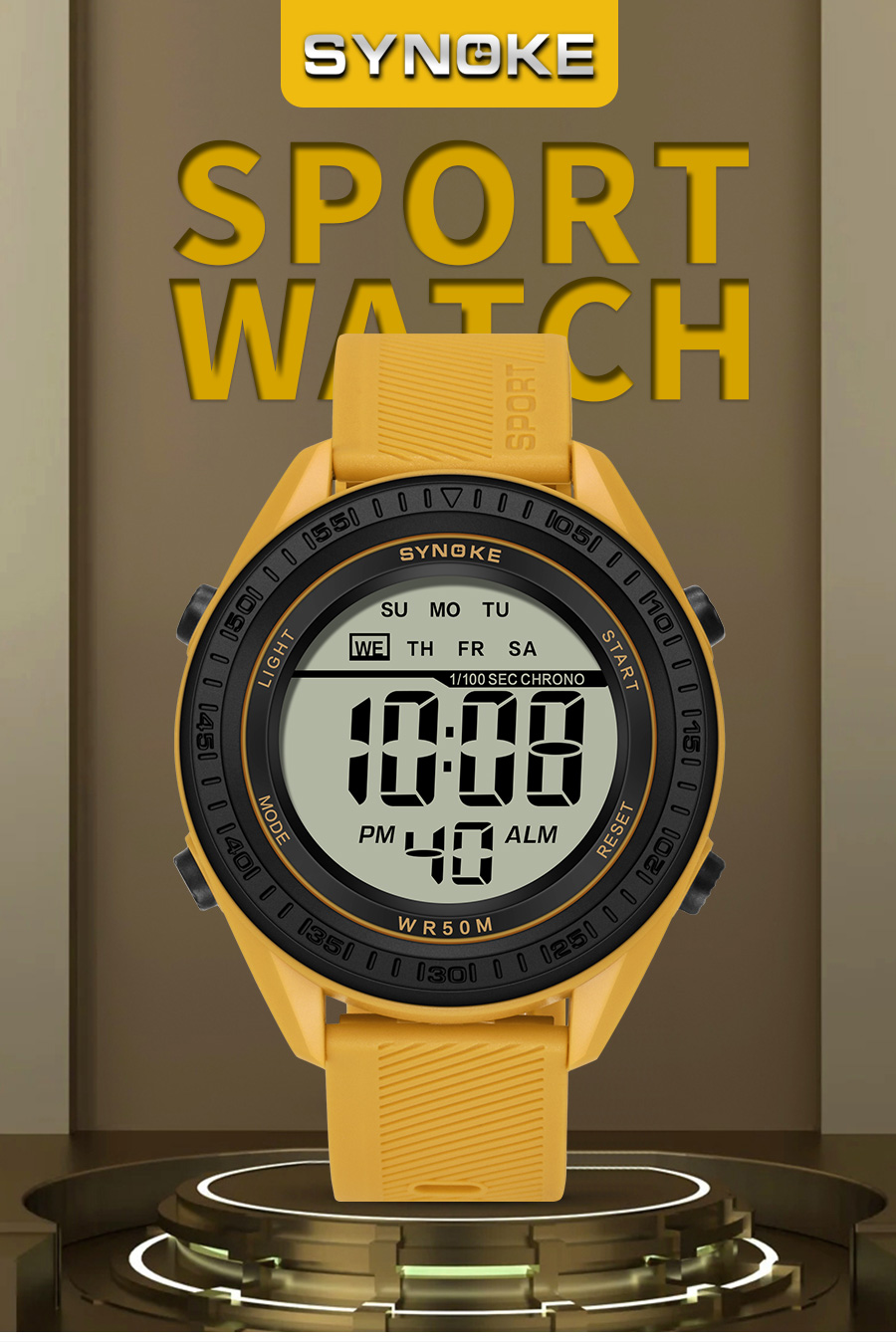 SYNOKE Watch for Men Fashion Single Display Digital Watch | Shopee Philippines