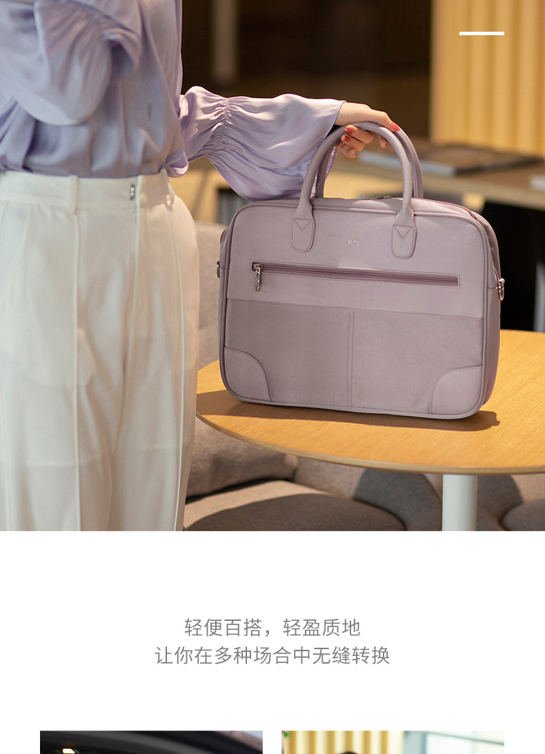 MINGKE Laptop Bag 13 14 15.6 inch Handbag for Women Shockproof Stylish ...