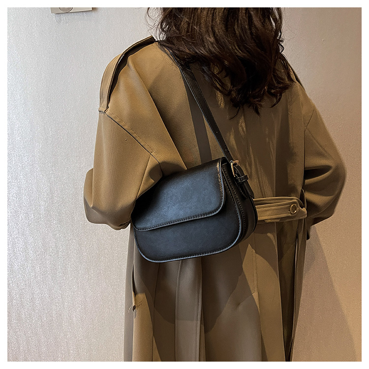 BG4 Leather Crossbody Classic Box Shaped Flap Shoulder Bag Fashion ...