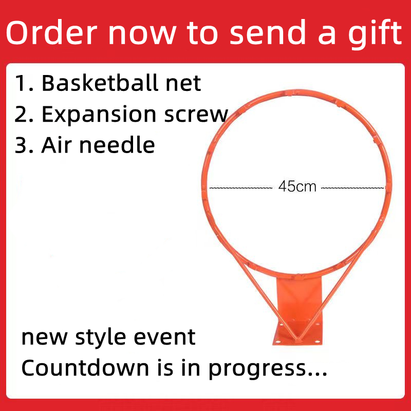 【in stock】14/18 inch Standard Basketball Hoop Ring Net Wall Mounted ...