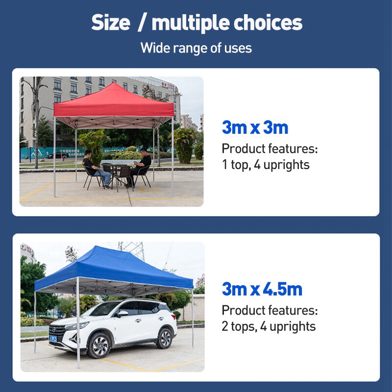 2x2/3x3/3x4.5 Tent Waterproof Retractable Tent Complete Set car tent ...