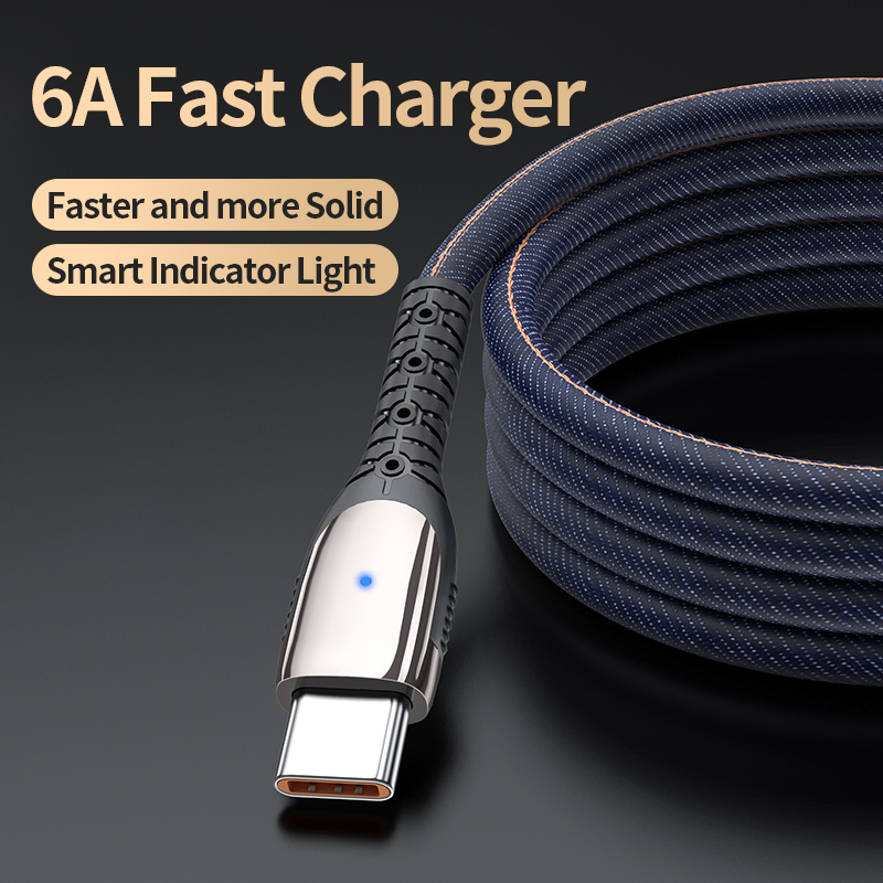 5A Fast Charger LED Light Micro USB / Type-C Quick Charge QC 3.0 ...