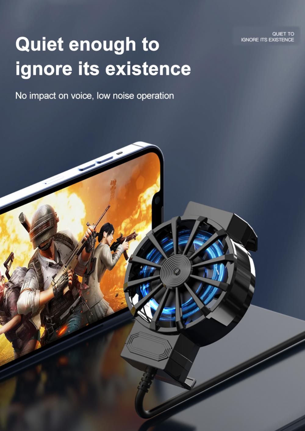 【Free Gift】HG X16 Mobile Phone Cooling Fan Mini Universal Phone Cooler ...