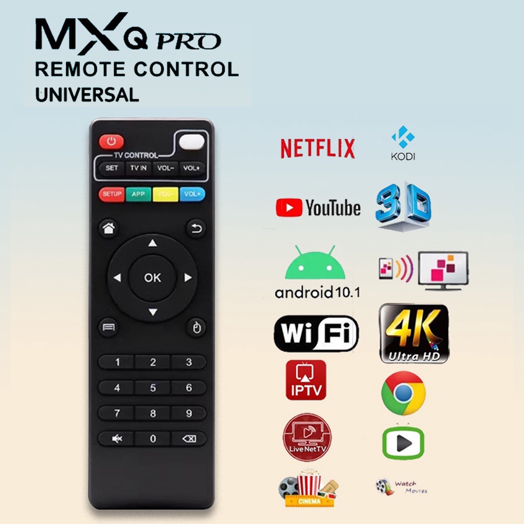 Universal Remote 4K Android Ultra HD TV Box for 4K Android Ultra HD TV ...