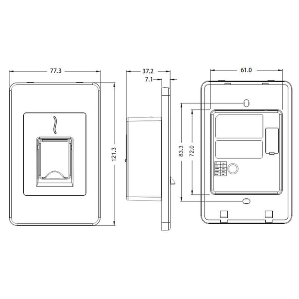 FR1500-WP IP65 Waterproof RS485 Biometric Fingerprint Reader RFID ID IC ... FR1500-WP IP65 Waterproof RS485 Biometric Fingerprint Reader RFID ID IC ...