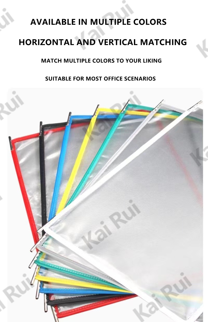 Wall-Mounted Flip-Leaf Information Rack A4 10Leaf Loose-Leaf Folder ...