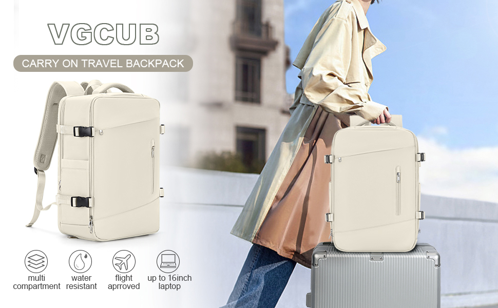 Large Capacity Business Travel Backpack For Unisex 16 Inch New ...