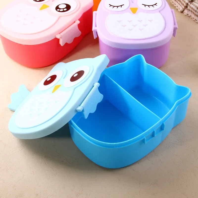 Portable Plastic Children Students Lunch Box Bento Box Food Container ...