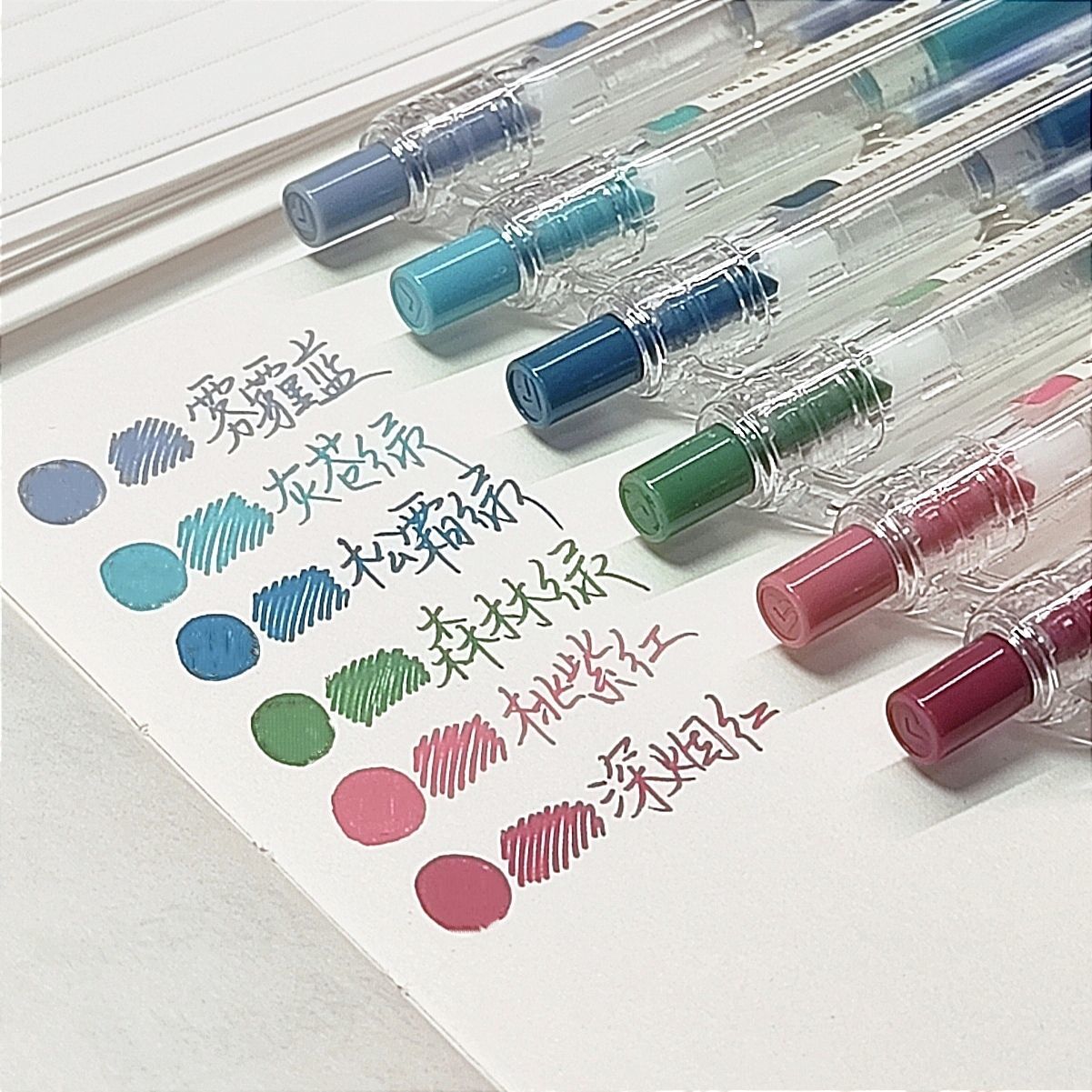 Ohaya | Aihao Color Press Pen 0.5mm Gel Pen Quick-Drying Smooth ...