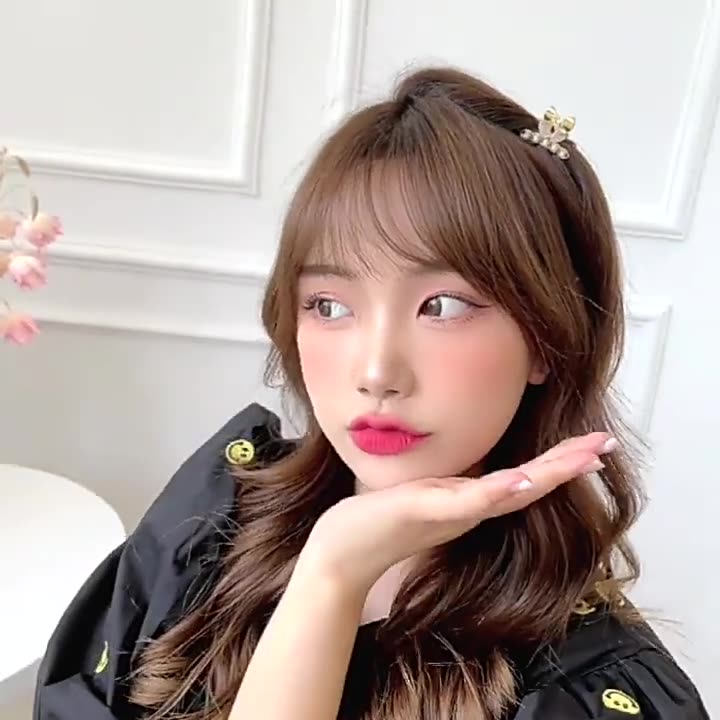 New Small Pearl Clip Half-tie Ponytail Back Head Small Exquisite Hair ...