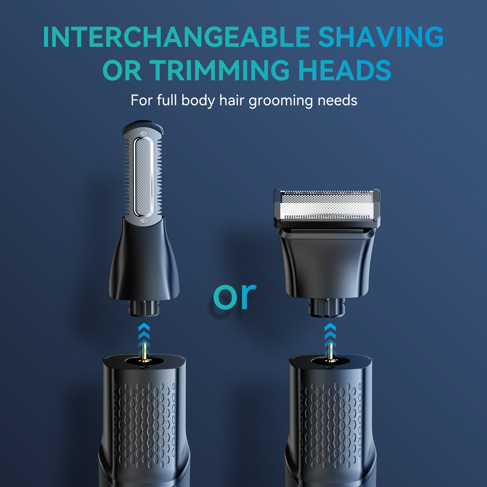 Kensen Electric Shaver Waterproof Groin Pubic Hair Removal Private Part ...