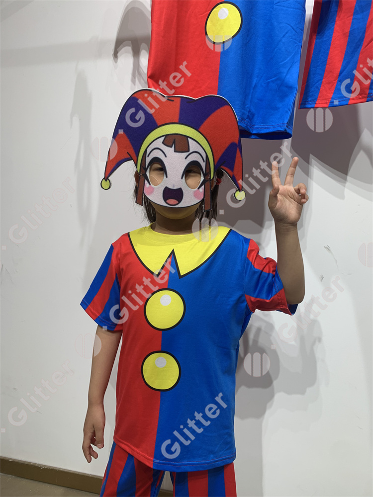 The Amazing Digital Circus Cosplay Costume for Kids Boy Pomni Jax ...