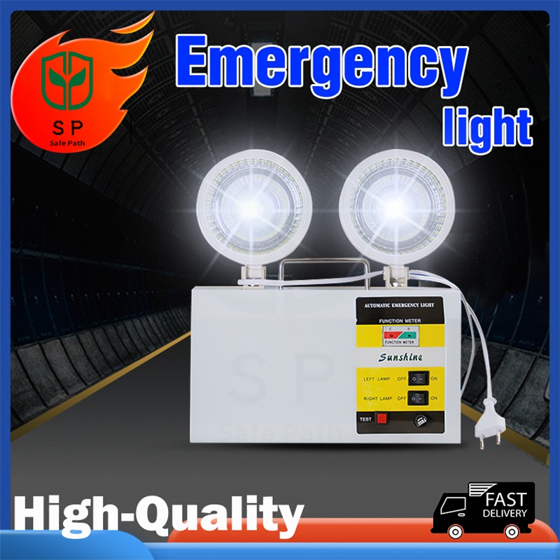 【Fast delivery】Emergency lamp rechargeable twinhead 24H emergency light ...