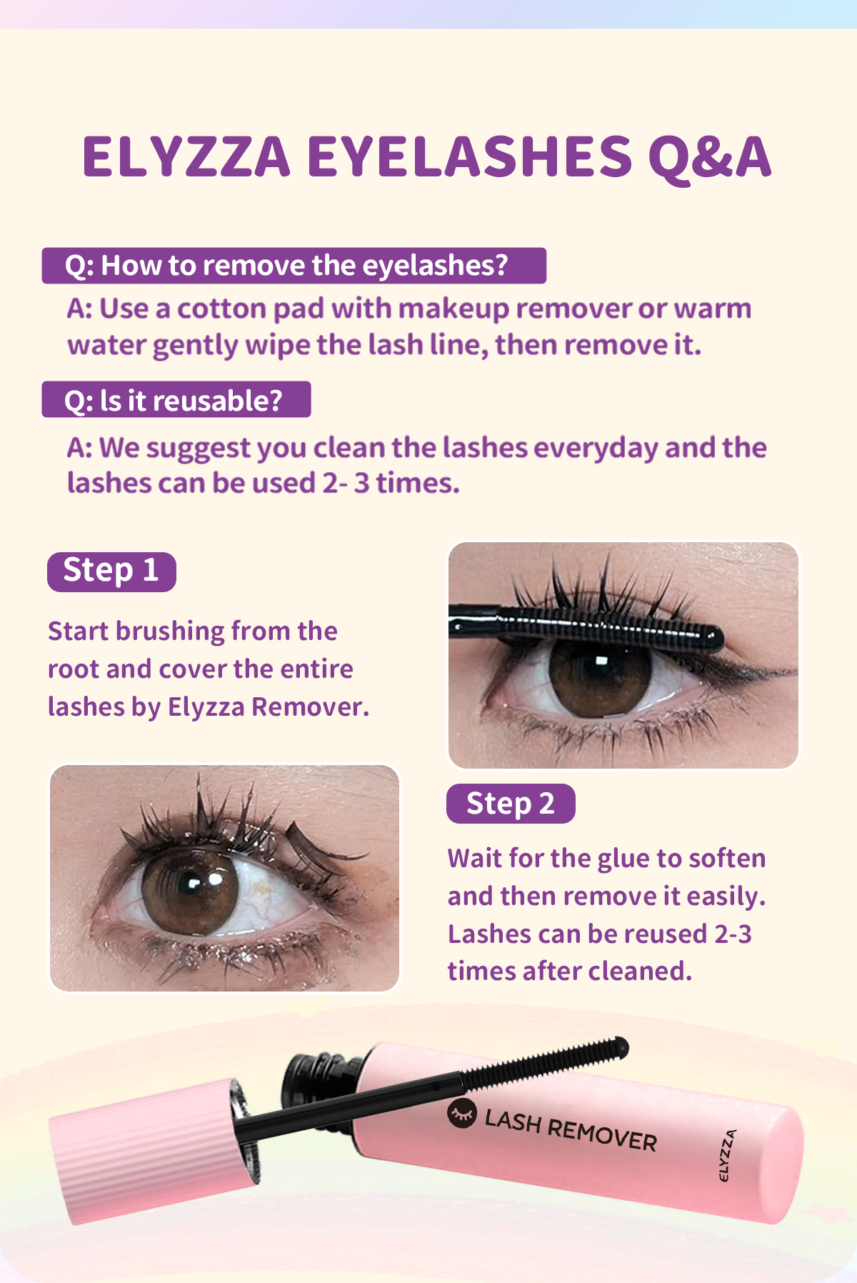 [Sent From Manila] Elyzza W-shaped 2-3 Days Arrival DIY Eyelash ...