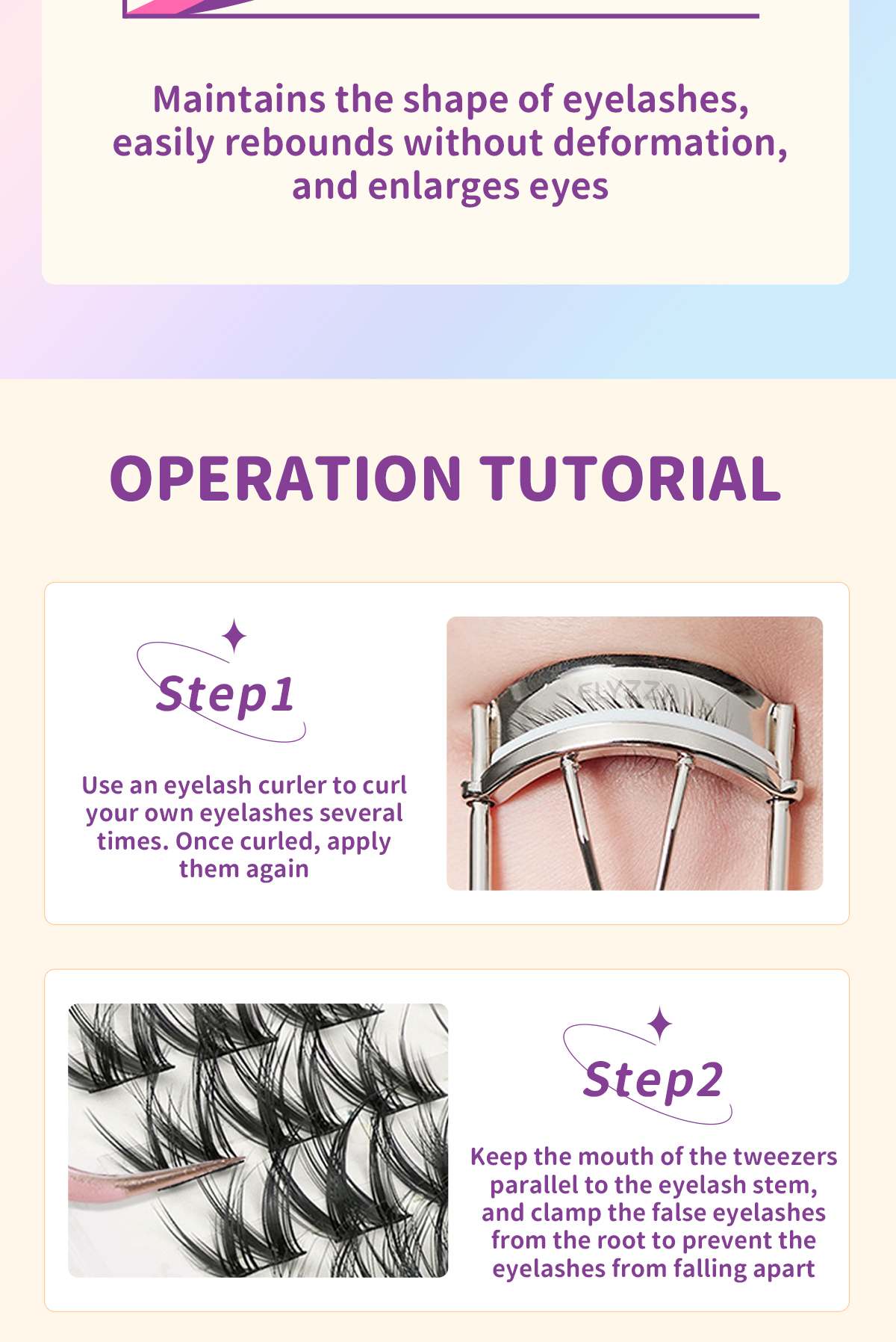 [Sent From Manila] Elyzza W-shaped 2-3 Days Arrival DIY Eyelash ...