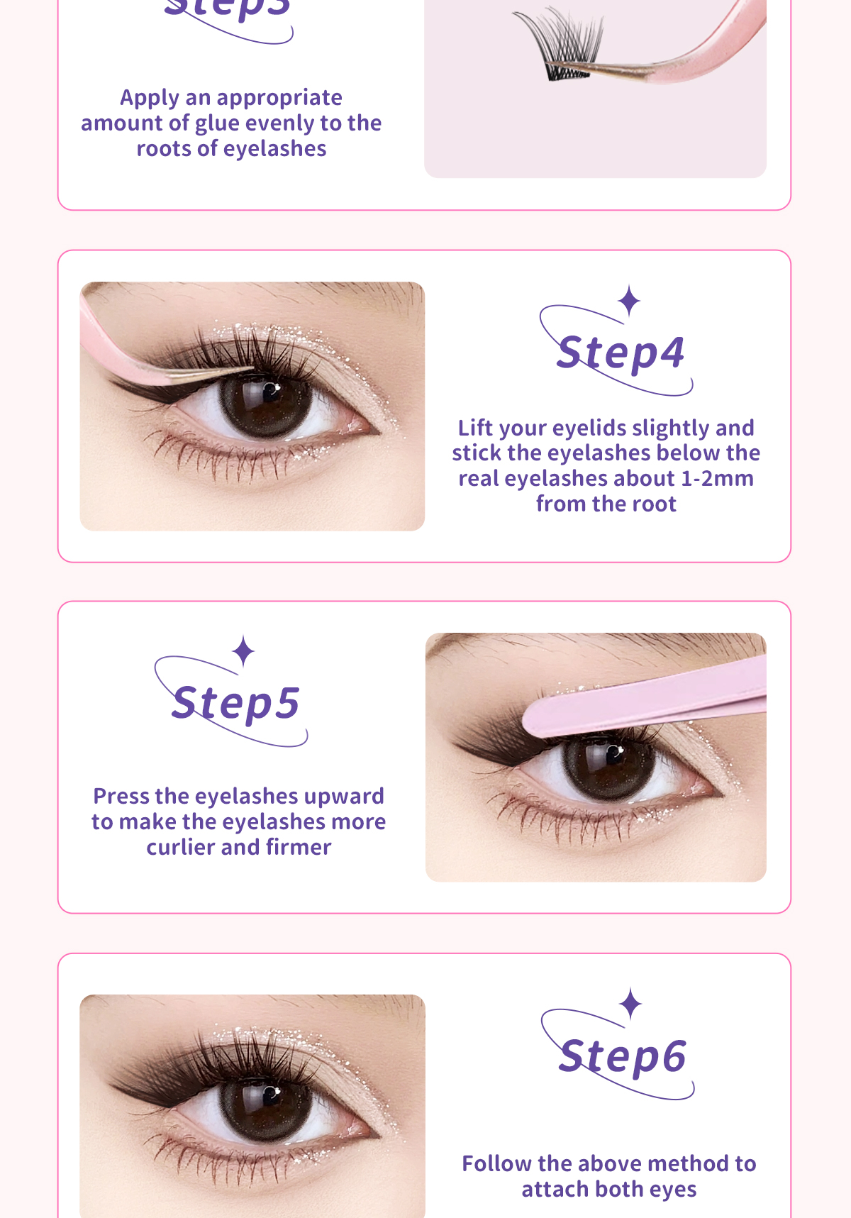 [Sent From Manila] Elyzza Foxy Eyes Volume Style DIY Eyelash Extensions ...