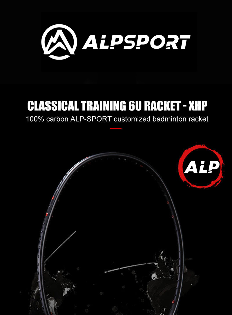 ALP XHP 2Pcs 6U 72g G4 T700 100% Full Carbon 30Lbs Strung Badminton ...