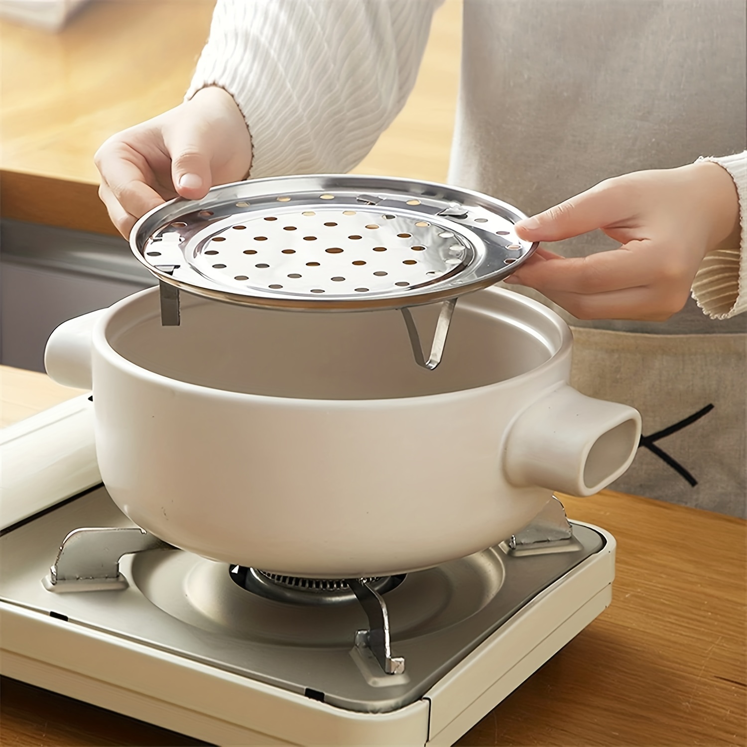 Stainless Steel Rack, Practical Good Performance Steaming Rack Stable ...