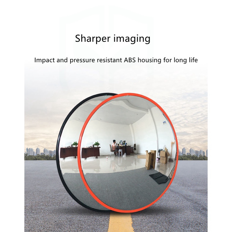 【SP】60/75CM Outdoor Indoor Traffic Wide-angle Mirror Concave-convex ...