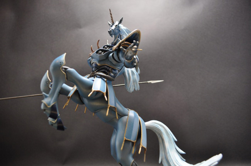 Resin Figure Kit Sleipnir Horse Knight Anime фигурка аниме The rune ...