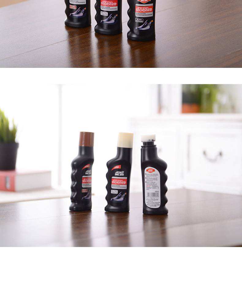 65ML Premium Liquid Shoe Polish Wax Leather Polish Cleaner Dyeing ...