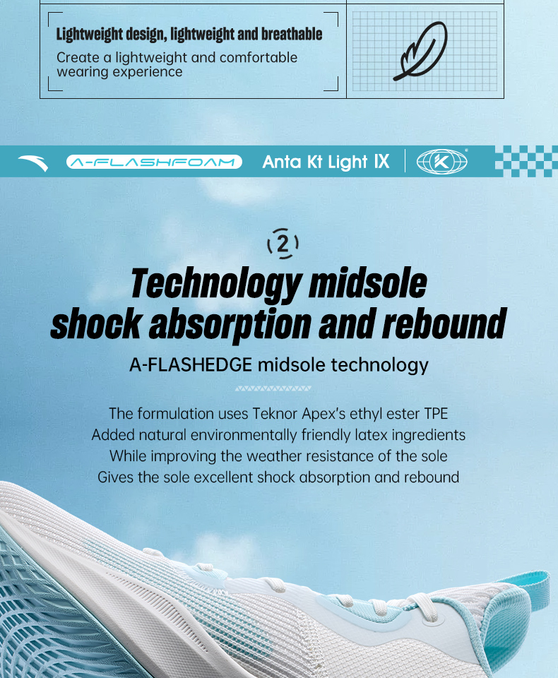ANTA KT Light Cavalry 9 Klay Thompson Men Basketball Shoes Cushion Wear ...