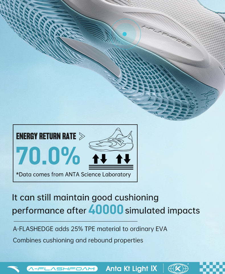 ANTA KT Light Cavalry 9 Klay Thompson Men Basketball Shoes Cushion Wear ...