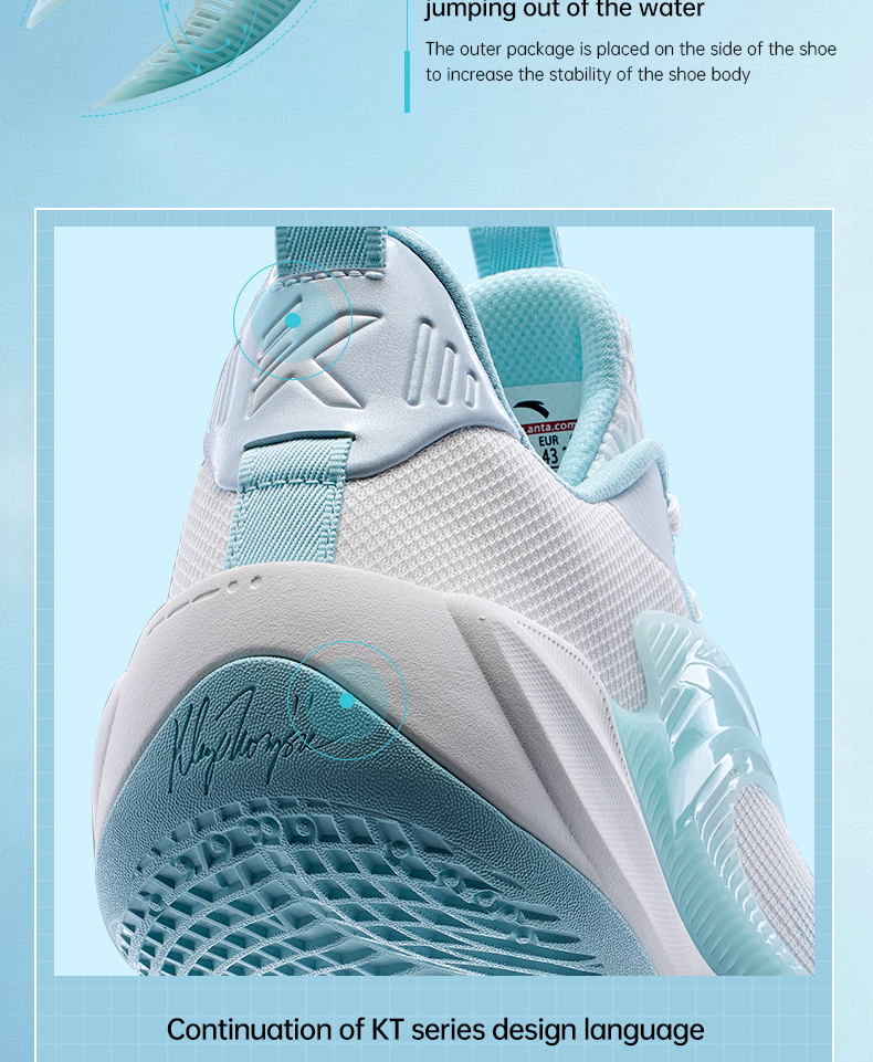 ANTA KT Light Cavalry 9 Klay Thompson Men Basketball Shoes Cushion Wear-resisting 112421610 ...